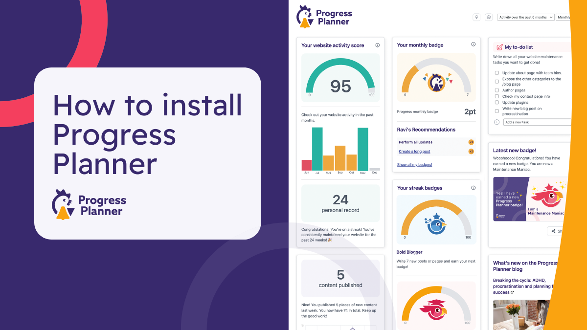 Install - Progress Planner